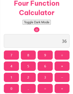 Free Four Function Calculator 2025