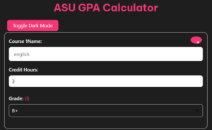 Free ASU GPA Calculator 2025