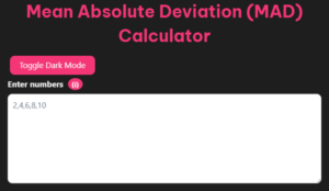 Free Mean Absolute Deviation Calculator 2025