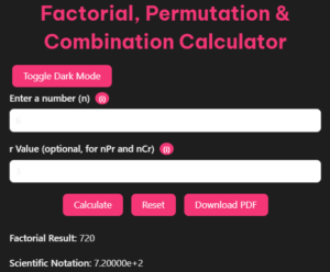 Free Factorial Calculator 2025 - Instant & Accurate Results